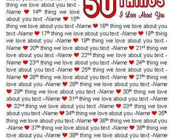 50 things i love | Etsy