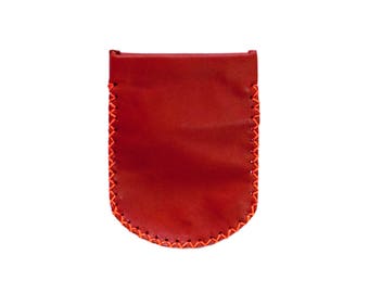 Leather coin pouch | Etsy