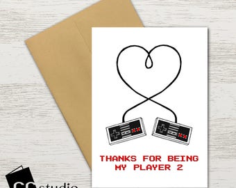 Video game card | Etsy