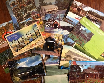 Vintage postcard set | Etsy