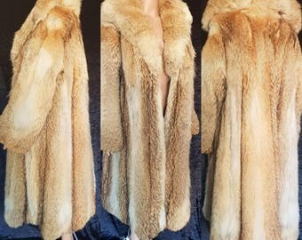 Vintage fur coat | Etsy