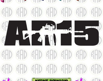 Ar 15 svg | Etsy