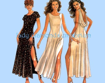 Long dress pattern | Etsy