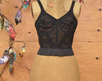 Sheer bullet bra | Etsy