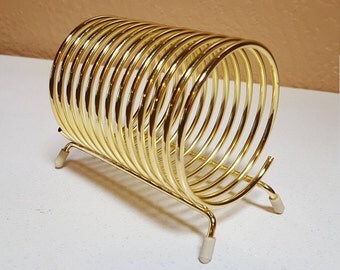 Gold letter holder | Etsy