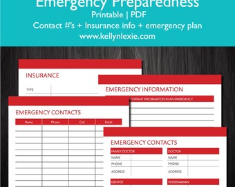 Emergency binder | Etsy