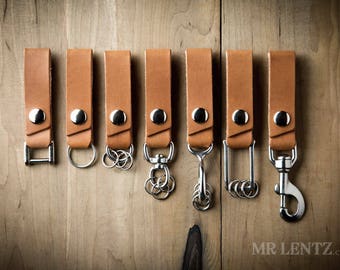 Leather key fob | Etsy