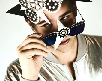 Futuristic headdress | Etsy