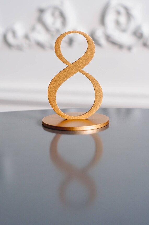 Table Numbers Wedding Gold Table Numbers Wedding Table