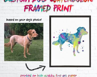 Watercolor Prints Canvas Prints Framed Art by MiaoMiaoDesign