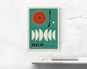 Rca records poster | Etsy