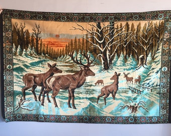Deer tapestry | Etsy