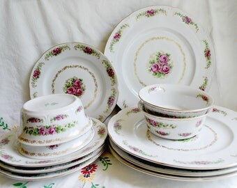 White cabbage rose | Etsy