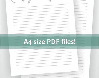 Floral line art | Etsy