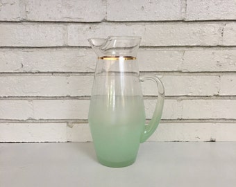 Frosted pitcher | Etsy