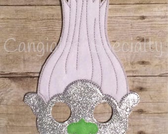 Guy diamond trolls inspired mask ITH Project In the Hoop