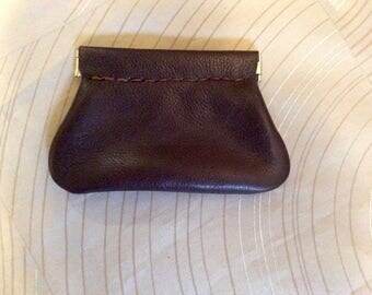 Leather coin pouch | Etsy