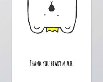 Thank you beary much | Etsy