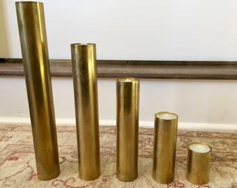 Brass candlesticks | Etsy