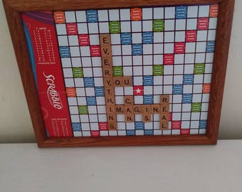 Wall scrabble board | Etsy