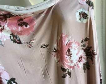 Floral knit fabric | Etsy