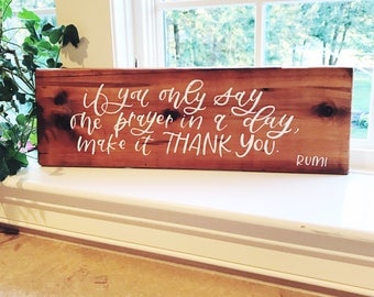 Hand lettered sign | Etsy