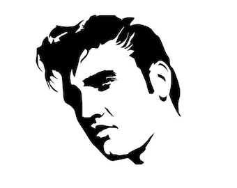 Elvis sticker | Etsy