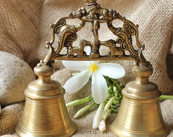 India brass bells | Etsy