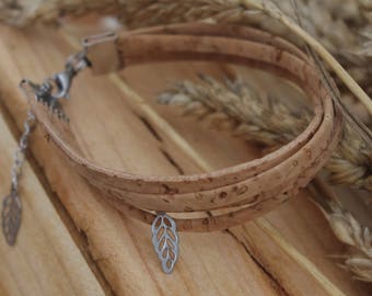 Cork bracelet | Etsy