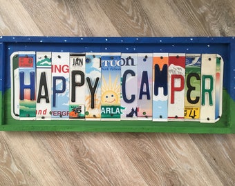 License plate signs | Etsy