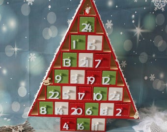 Christmas Tree Advent Calendar Pattern 29 Ornaments