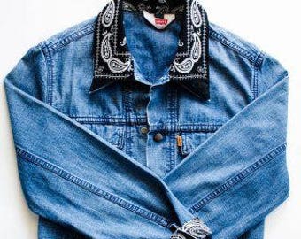 Custom denim jacket | Etsy
