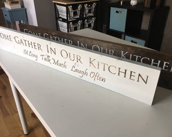 Kitchen signs | Etsy