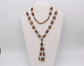 Navajo ghost beads | Etsy