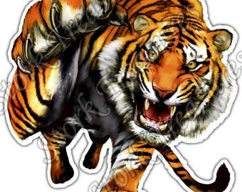 Tiger sticker | Etsy