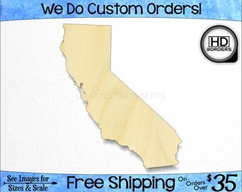California shape | Etsy