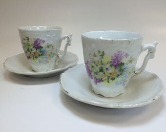 Antique coffee cups | Etsy