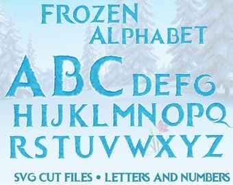 Frozen alphabet | Etsy