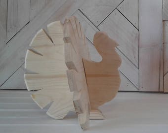 Wood turkey | Etsy