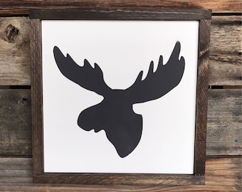 Moose sign | Etsy