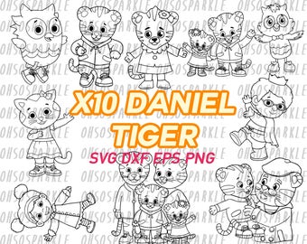 Daniel tiger svg | Etsy