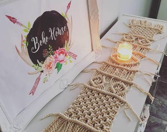 Macrame table | Etsy