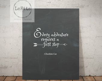 Cheshire cat quote | Etsy