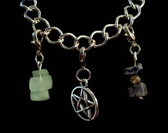 Witch charm bracelet | Etsy