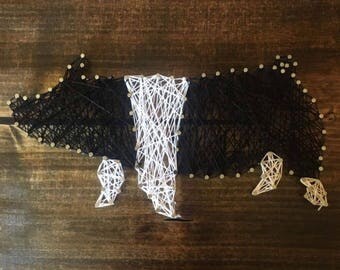 Pig string art | Etsy