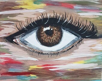 Eye painting | Etsy