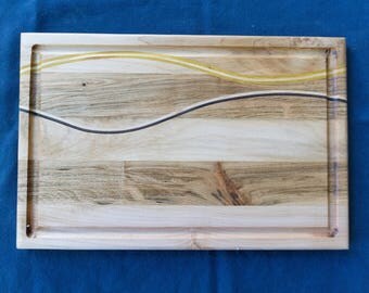 Inlay cutting board | Etsy
