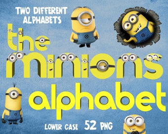 Minions alphabet | Etsy
