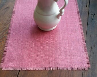Pink burlap | Etsy