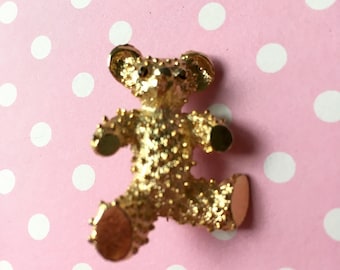 Teddy bear pin | Etsy